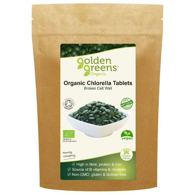 Golden Greens Organic Chlorella Tablets - Amaranth Golden Greens Organic Chlorella Tablets - Amaranth