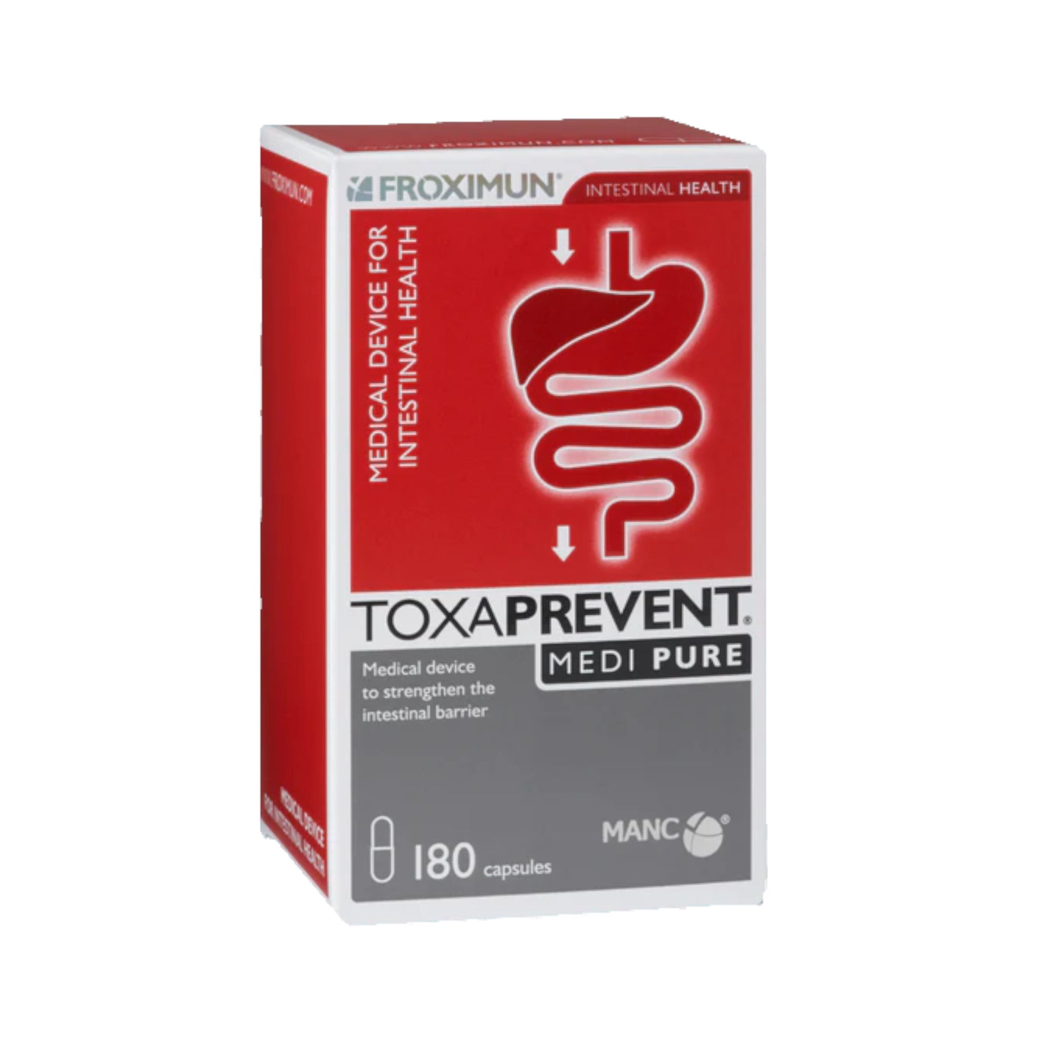 Toxaprevent Medi Pure - 180 Capsules - Amaranth