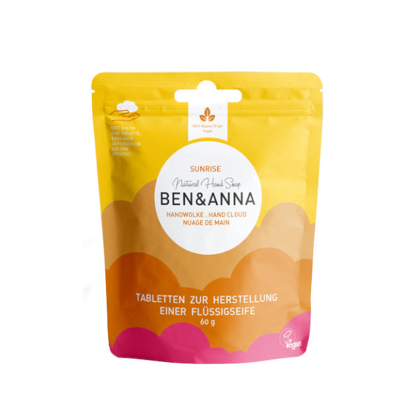 Ben & Anna Sunrise Hand Cloud Soap Tablets - 10 Tablets - Amaranth