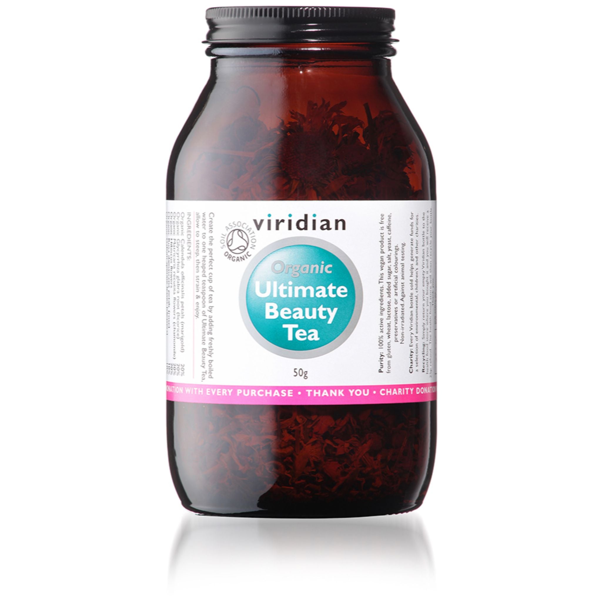 Viridian Ultimate Beauty Tea Organic - 50g - Amaranth